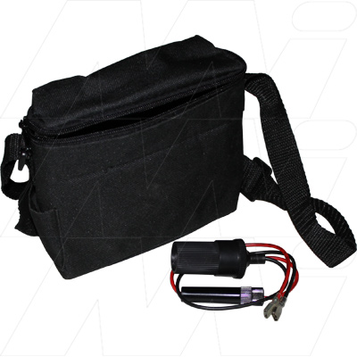 Sealed Lead Acid Battery carry bag for 12V 7Ah and 6V 12Ah SLA Batteries