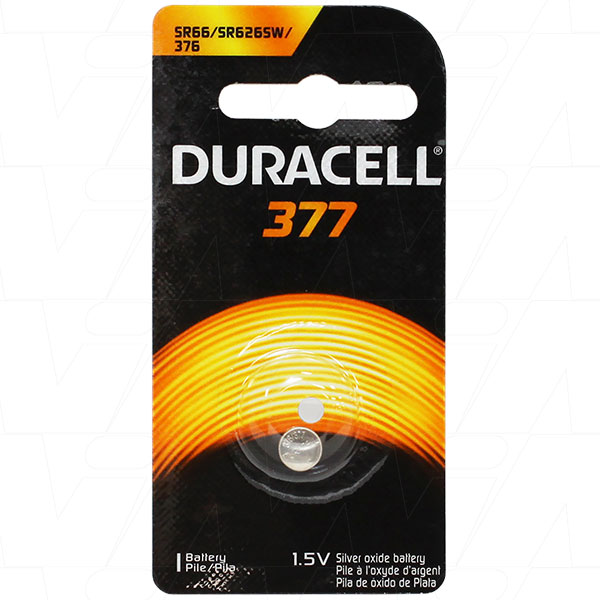 D377 - D377 Duracell Watch battery. Replaces 280-39, 377, 606, BA, D377 ...