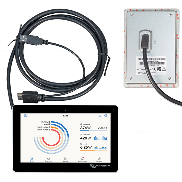 Victron Energy 5 Inch Graphical User Interface (GUI) For Cerbo GX Flush ...