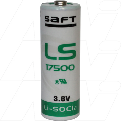 Saft LS17500 A Size Lithium Cylindrical Cell