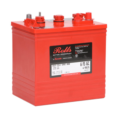 Rolls Battery 6FSGC 6V 215Ah Motive Power FS Series Deep Cycle Flooded ...
