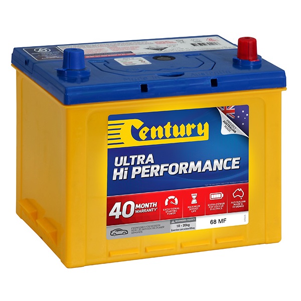 Century 68MF Ultra Hi Performance Car Battery | Batteries Direct